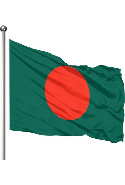Asya Bayrak Rashel Kumaş Bangladeş Bayrağı 70 x 105 cm