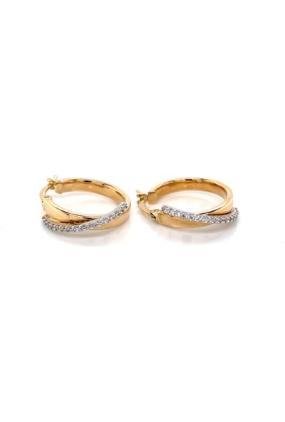 Berk Mücevherat 14 Ayar Altın Fantezi Yüzük Küpe