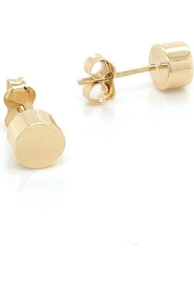 Berk Mücevherat Kare Düz 14 Ayyar Altın Küpe