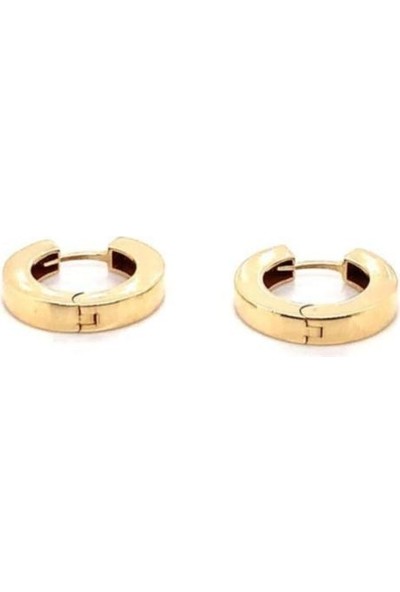 Berk Mücevherat Kesme Halka 14 Ayar Küpe