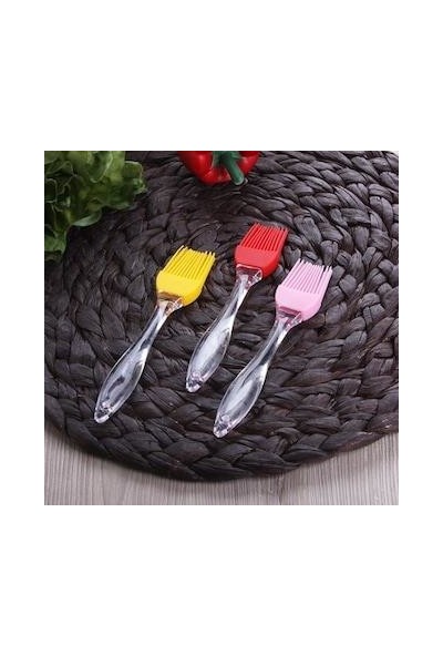 Emr Silikon Hamur Fırçası Yumurta Fırçası 3'lü