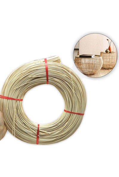Hobizubi Rattan Doğal Bambu Çubuk 250gram - 2mm Örgü Rattan İp Hobizubi Rattan Doğal Bambu Çubuk 250gram - 2mm Örgü Rattan İp