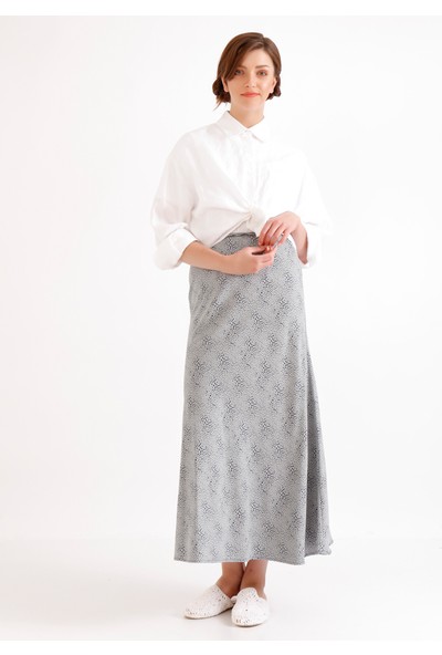 Saten Etek - Açık Gri - Phull
