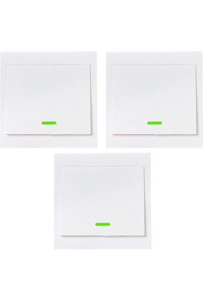 Sonoff 3'lü Push Button Duvar Işık Anahtarı (Yurt Dışından)