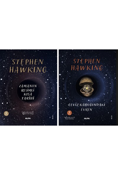 Stephen Hawking Ciltli Özel Baskı 2 Kitap Set / Zamanın Resimli Kısa Tarihi - Ceviz Kabuğundaki Evren Stephen Hawking Ciltli Özel Baskı 2 Kitap Set / Zamanın Resimli Kısa Tarihi - Ceviz Kabuğundaki Evren