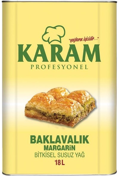 Karam Baklavalık Margarin 18 Lt Karam Baklavalık Margarin 18 Lt