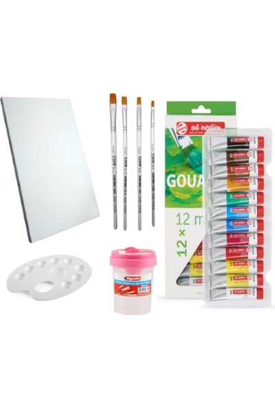 Talens Tuval İpek Fırçalı Guaj Boya Seti 35 x 50 cm Talens Tuval İpek Fırçalı Guaj Boya Seti 35 x 50 cm