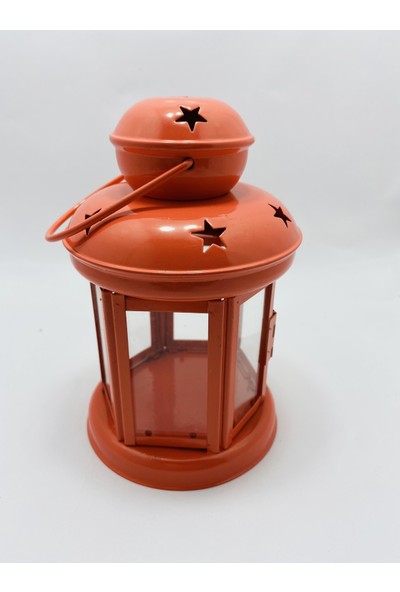 Myk Hediyelik Dekoratif Fener Mumluk Camlı Metal Myk Hediyelik Dekoratif Fener Mumluk Camlı Metal
