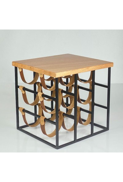 Soutis Metal Dekoratif Şaraplık V1 Büyük