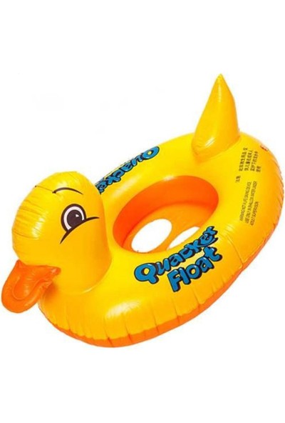 Burdan Eve Sarı Ördek Figürlü Deniz Simidi 1731 Havuz Simidi Ayak Geçmeli +3 Yaş