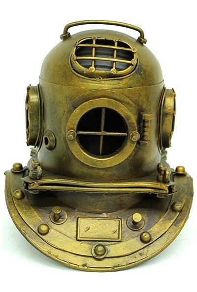 Otantik Çarşı Dekoratif Metal Dalgıç Başlığı C0329