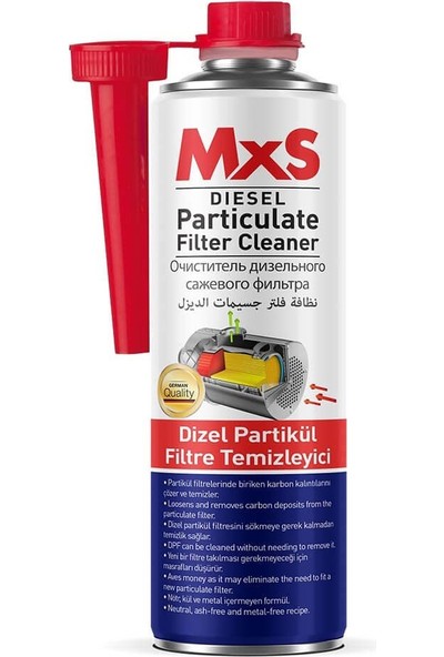 MxS Dizel Partikül Filtre Temizleyici MxS Dizel Partikül Filtre Temizleyici