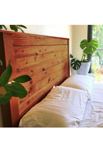 Brady Mobilya Natura Doğal Masif Ahşap Karyola Yatak Baza Başlığı