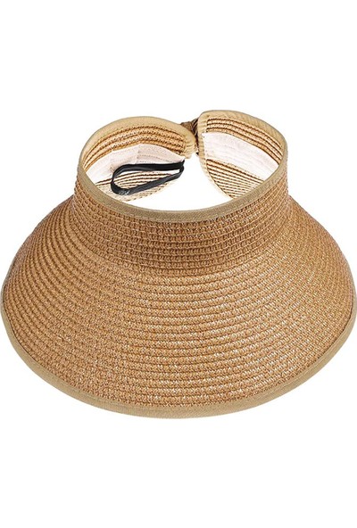 Asksa Kadın Yaz Roll Up Güneşlik Geniş Kenarlı Hasır Plaj Şapkası (Yurt Dışından) Asksa Kadın Yaz Roll Up Güneşlik Geniş Kenarlı Hasır Plaj Şapkası (Yurt Dışından)