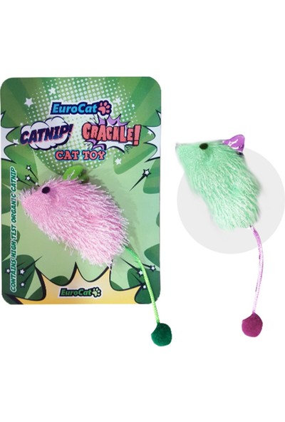 Eurocat Kedi Oyuncağı Tüylü Fare