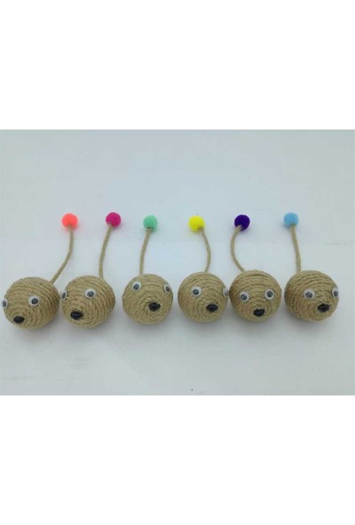 Fatih-Pet Renkli Zilli Fare Kedi Oyun Topu Fatih-Pet Renkli Zilli Fare Kedi Oyun Topu