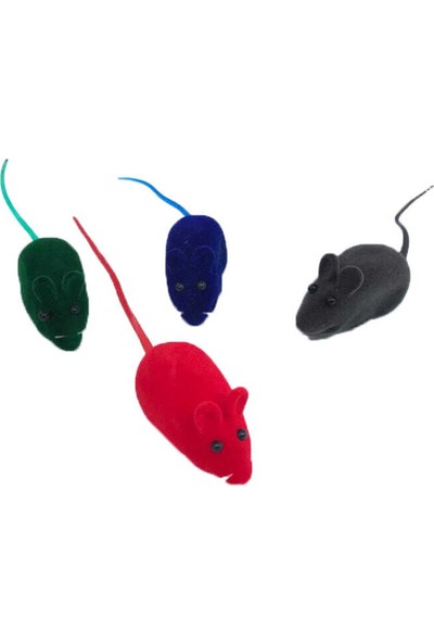 Fatih-Pet Renkli Öten Fare 4lü