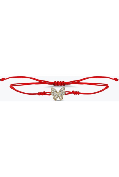 Altınbaş Altın Ipli Kelebek Bileklik