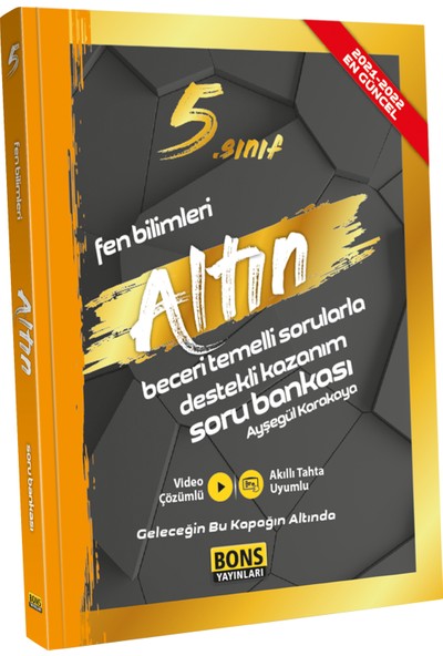 Bons Yayınları 5. Sınıf Fen Bilimleri Soru Bankası 20222