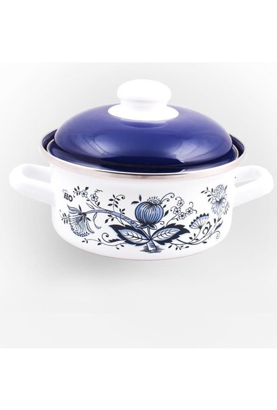 Elo 14 cm Emaye Tencere Emaye Kapak Elo 14 cm Emaye Tencere Emaye Kapak