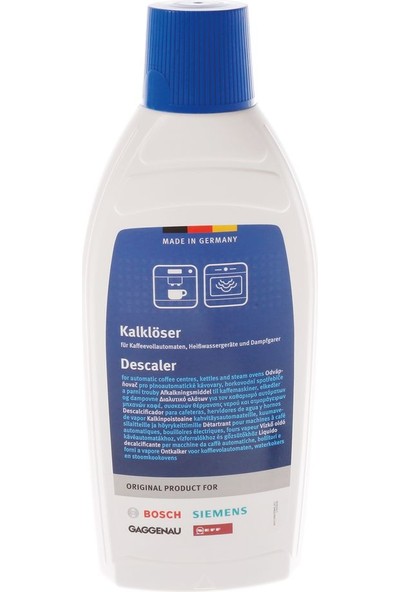 Bosch Kahve Espresso Makineleri Için Kireç Çözücü Sıvı Bosch Kahve Espresso Makineleri Için Kireç Çözücü Sıvı