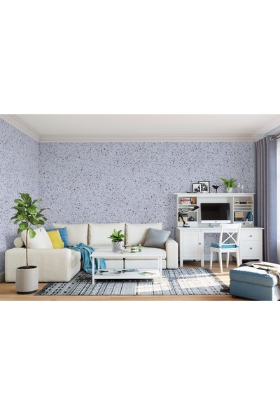 Canlı Sıva | Ipek Sıva | Dekoratif Sıva |sunshine 11 | Beyaz Zemin Siyah Desen