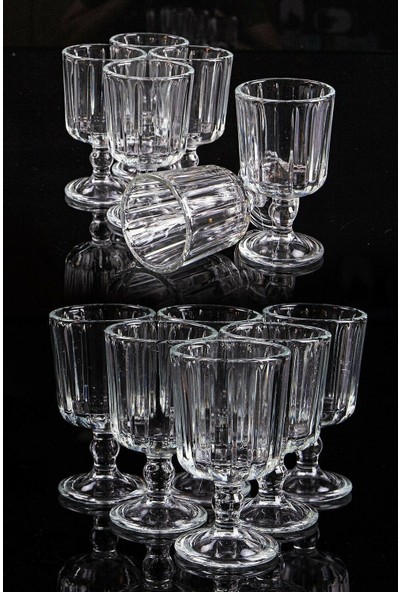 Yzhome Lüks 6'lı Cam Ayaklı Kahve Yanı Bardak Seti Takımı Mini Yzhome Lüks 6'lı Cam Ayaklı Kahve Yanı Bardak Seti Takımı Mini