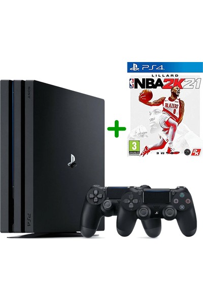 Sony Playstation 4 Pro Çift Kollu NBA2K21 Hediyeli Oyun Konsolu Teşhir Ürünü Oscar Technoshop Sony Playstation 4 Pro Çift Kollu NBA2K21 Hediyeli Oyun Konsolu Teşhir Ürünü Oscar Technoshop