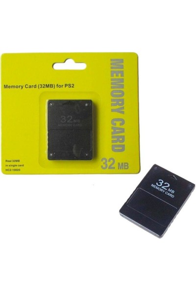 Gizala Ps2 32MB Memory Card Playstation 2 32 MB Hafıza Kartı Gizala Ps2 32MB Memory Card Playstation 2 32 MB Hafıza Kartı
