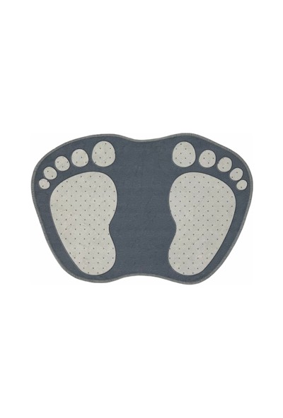 Sermat Ayak Izi Desen Banyo Paspası 40CMX60CM Sermat Ayak Izi Desen Banyo Paspası 40CMX60CM