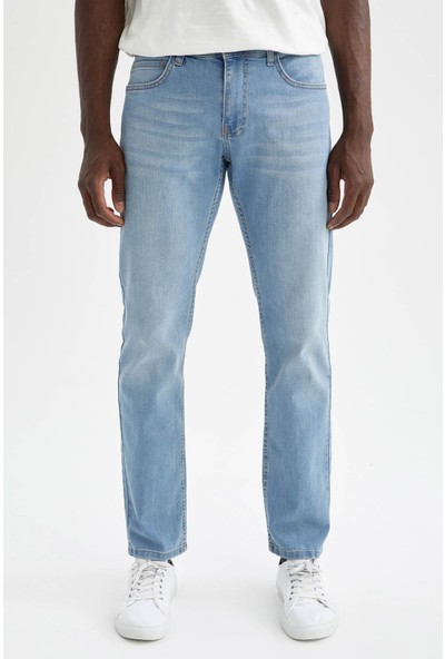 Defacto Sergio Regular Fit Normal Bel Boru Paça Jean Pantolon U5985AZ21AU Defacto Sergio Regular Fit Normal Bel Boru Paça Jean Pantolon U5985AZ21AU