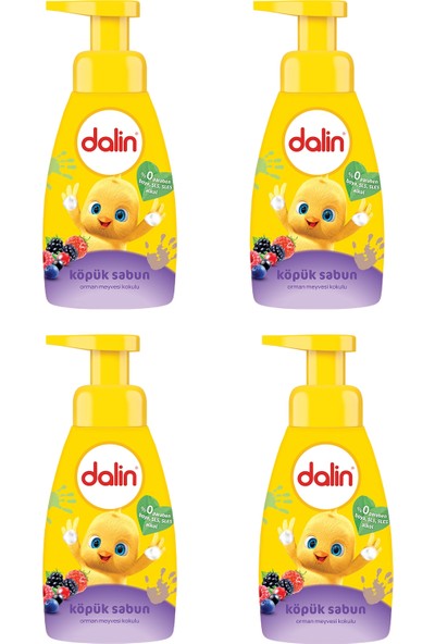 Dalin Köpük Sabun Orman Meyvesi Kokulu 200 ml x 4 Adet Dalin Köpük Sabun Orman Meyvesi Kokulu 200 ml x 4 Adet