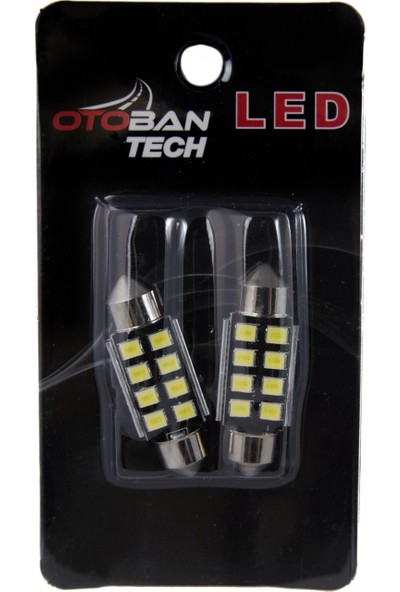 Otoban Tech Oto Tavan Plaka Sofit Led SJ-3030 8 Çip Smd 31 mm Canbus 12 V Beyaz Otoban Tech Oto Tavan Plaka Sofit Led SJ-3030 8 Çip Smd 31 mm Canbus 12 V Beyaz