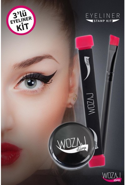 Takibu Wozaj Stamp 3 Lü Eyeliner Kit Takibu Wozaj Stamp 3 Lü Eyeliner Kit