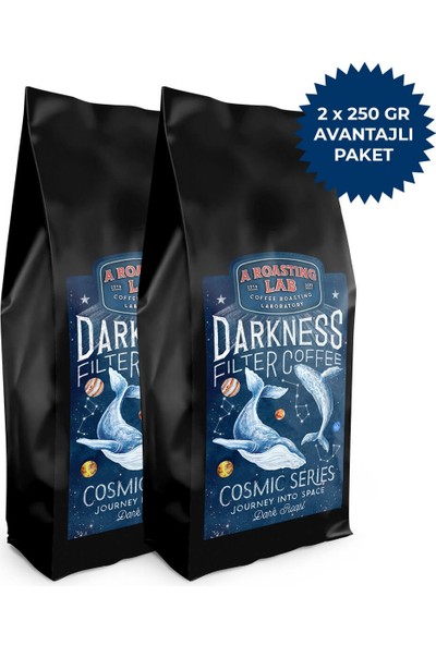 A Roasting Lab Darkness Filter Blend (2x250 Gram) Filtre Kahve (Kağıt Filtre) A Roasting Lab Darkness Filter Blend (2x250 Gram) Filtre Kahve (Kağıt Filtre)