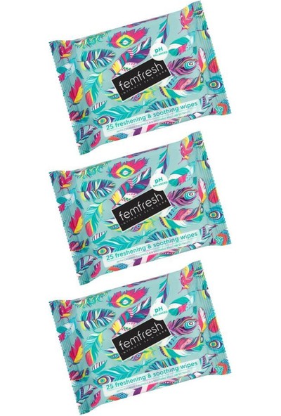 Femfresh Genital Bölge 25'li Islak Mendili - Feminine Freshness Intimate Wipes 25 Piece x 3 Femfresh Genital Bölge 25'li Islak Mendili - Feminine Freshness Intimate Wipes 25 Piece x 3