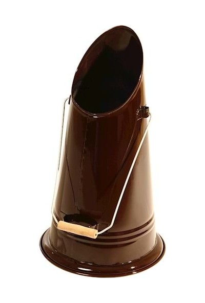 Rekor Kahverengi Emaye Kömür Dökme Kovası