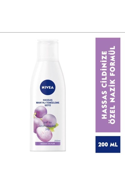 Nivea Hassas Makyaj Temizleme Sütü 200 ml