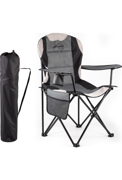 Evolite Nature Katlanabilir Kamp Koltuğu - Gri Evolite Nature Katlanabilir Kamp Koltuğu - Gri