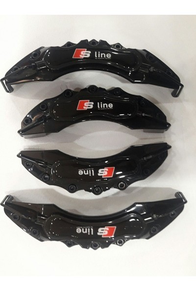 Universal Audi S-Line Fren Kaliper Kapağı 4 Adet S Line Siyah Universal Audi S-Line Fren Kaliper Kapağı 4 Adet S Line Siyah