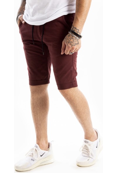 Deepsea Bordo Erkek Arka Cep Kapaklı Duble Paça Kargo Kapri 1911581