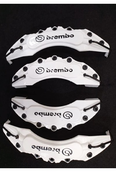 Brembo Kaliper Kapağı 4'lü Set Beyaz Brembo Kaliper Kapağı 4'lü Set Beyaz