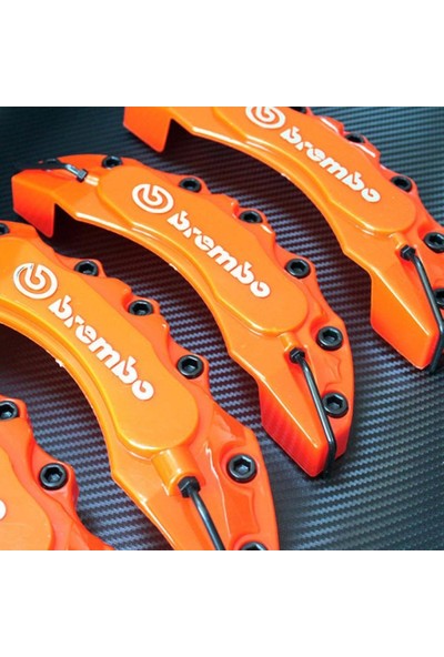 Brembo Kaliper Kapağı 4'lü Set Turuncu Brembo Kaliper Kapağı 4'lü Set Turuncu