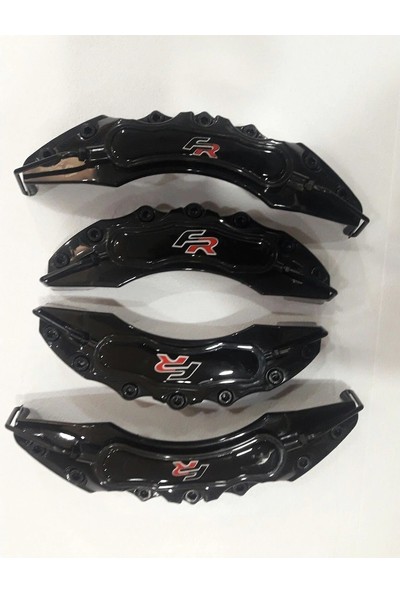 Universal Seat Fr Fren Kaliper Kapağı 4 Adet Fr Siyah