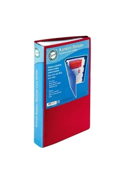 Serve 6024 Sv Kartvizit Dosyası Kırmızı
