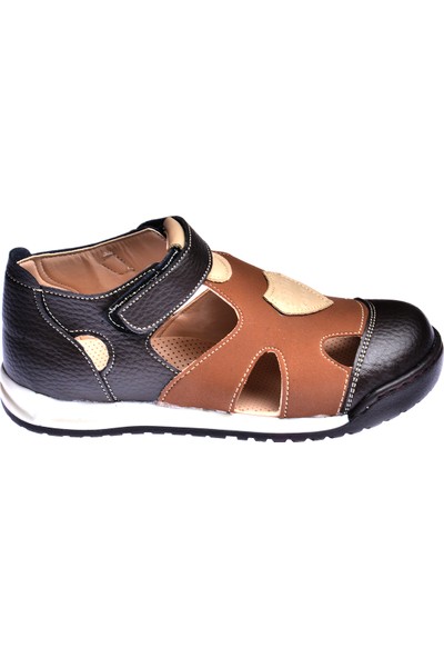 Potincim Şb 2418-23 Erkek Çocuk Ayakkabı Sandalet Kahverengi