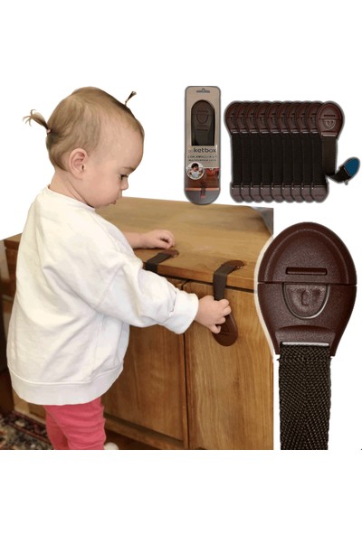 Ketbox Çocuk Bebek Güvenlik Emniyet Koruma Kilidi - Çok Amaçlı Kilit 10 Adet Ketbox Çocuk Bebek Güvenlik Emniyet Koruma Kilidi - Çok Amaçlı Kilit 10 Adet