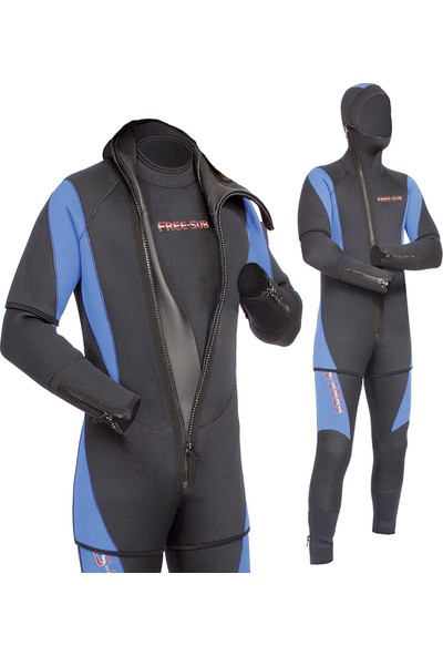 Free-Sub 5mm Dört Mevsim, Takım, Scuba Tüplü Dalış Elbisesi, Dalgıç Kıyafeti Free-Sub 5mm Dört Mevsim, Takım, Scuba Tüplü Dalış Elbisesi, Dalgıç Kıyafeti
