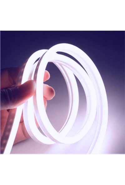 Burul 3 Metre 220 Volt Esnek Neon Hortum Şerit LED Işık Aydınlatma Tak Çalıştır Beyaz Işık Burul 3 Metre 220 Volt Esnek Neon Hortum Şerit LED Işık Aydınlatma Tak Çalıştır Beyaz Işık
