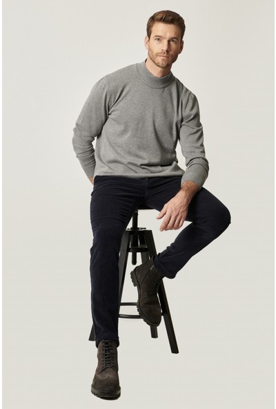 ALTINYILDIZ CLASSICS Slim Fit Dar Kesim Yan Cep Kadife Kışlık Pantolon